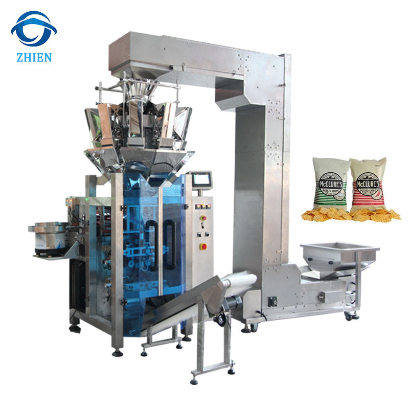 VFFS Packaging Machines - VFFS Full Automatic Nitrogen Snacks Potato ...